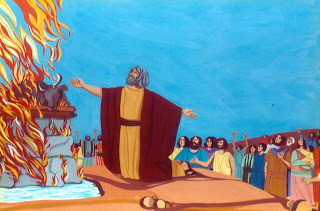 IMAGENS BÍBLICAS: ELIAS E O REI ACABE