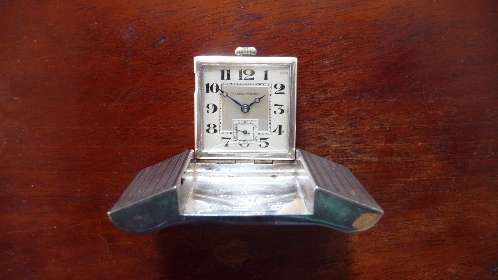 Tajsham & Newton: Tavannes Watch&Co, Montre de golfeur, Ca, 1928 en Argent