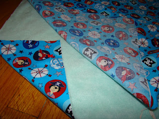 Wishful Acres Farm blog: How to make a children's easy one-piece quilt