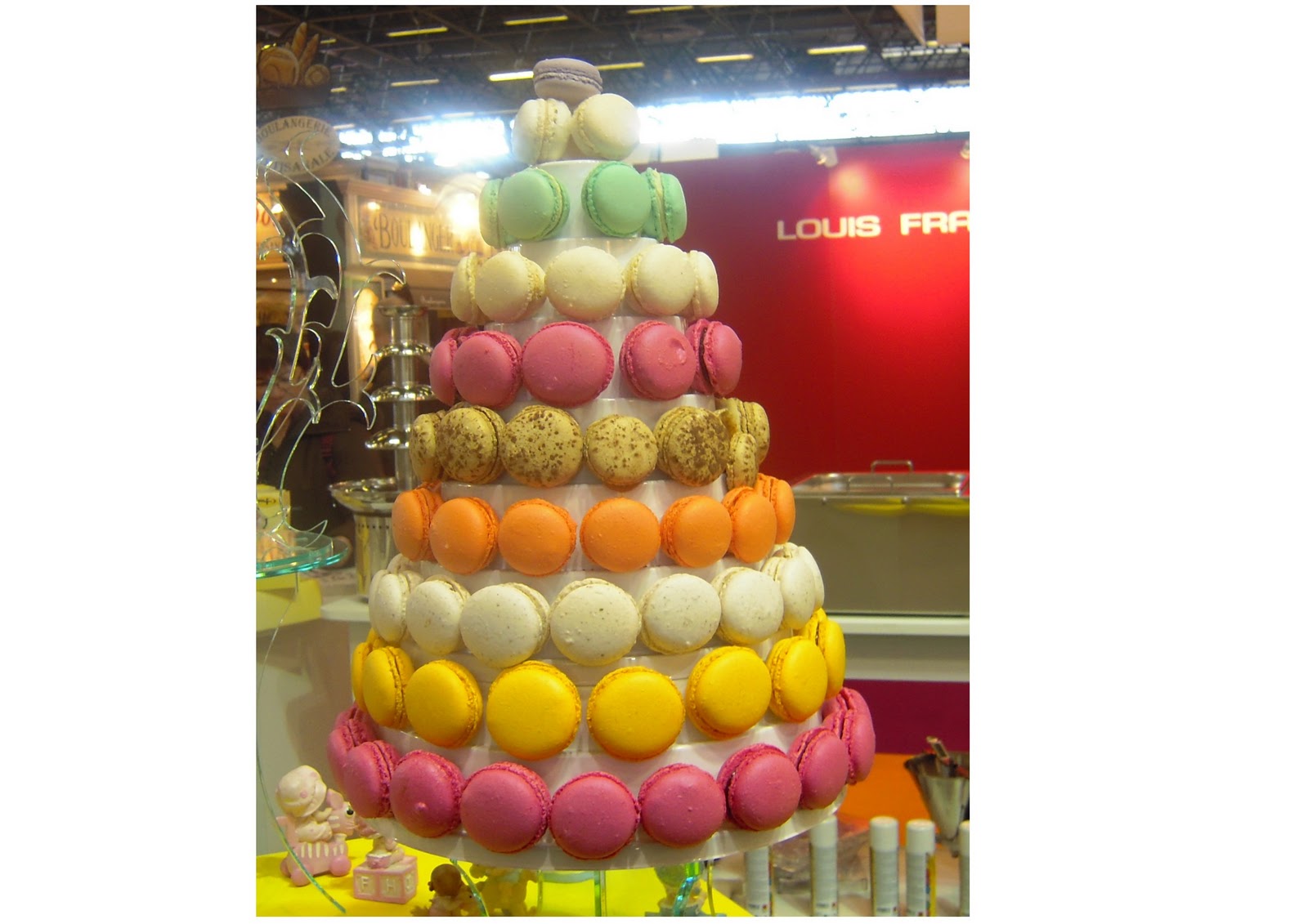 Plaisir gourmand: pyramide de macaron