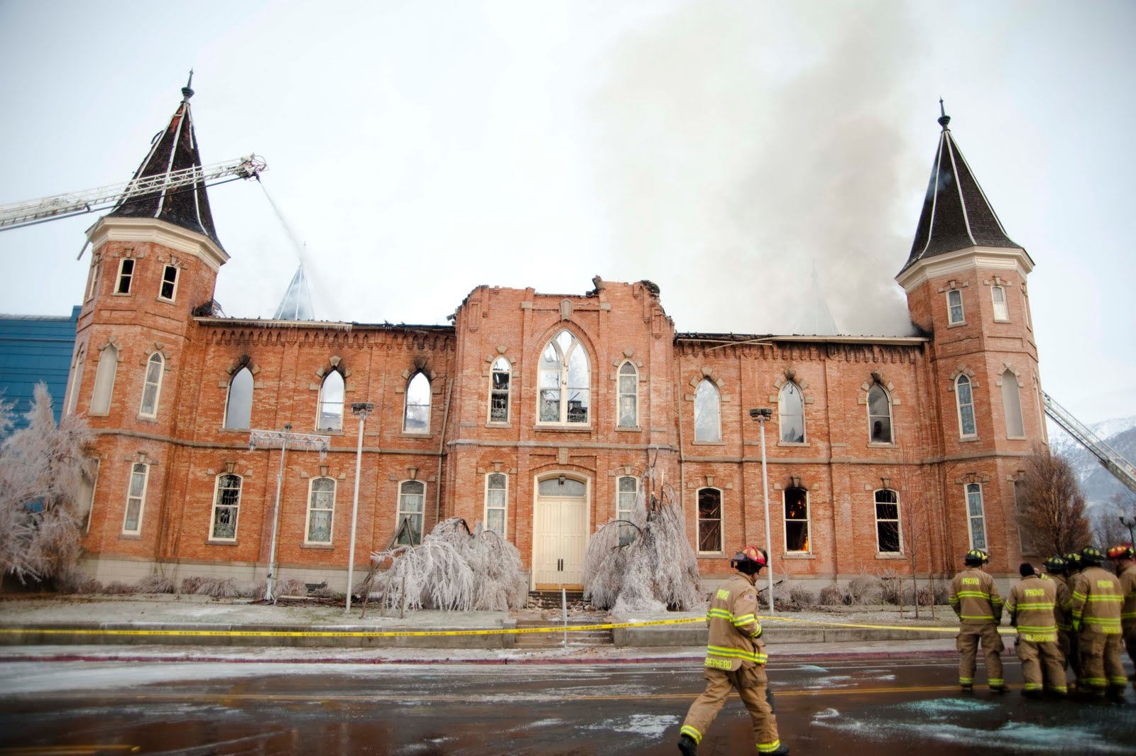 Luke Hansen Photography: Provo Tabernacle Fire