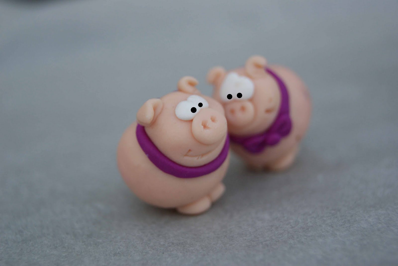 Perlenschopf: Fimo - Tierchen