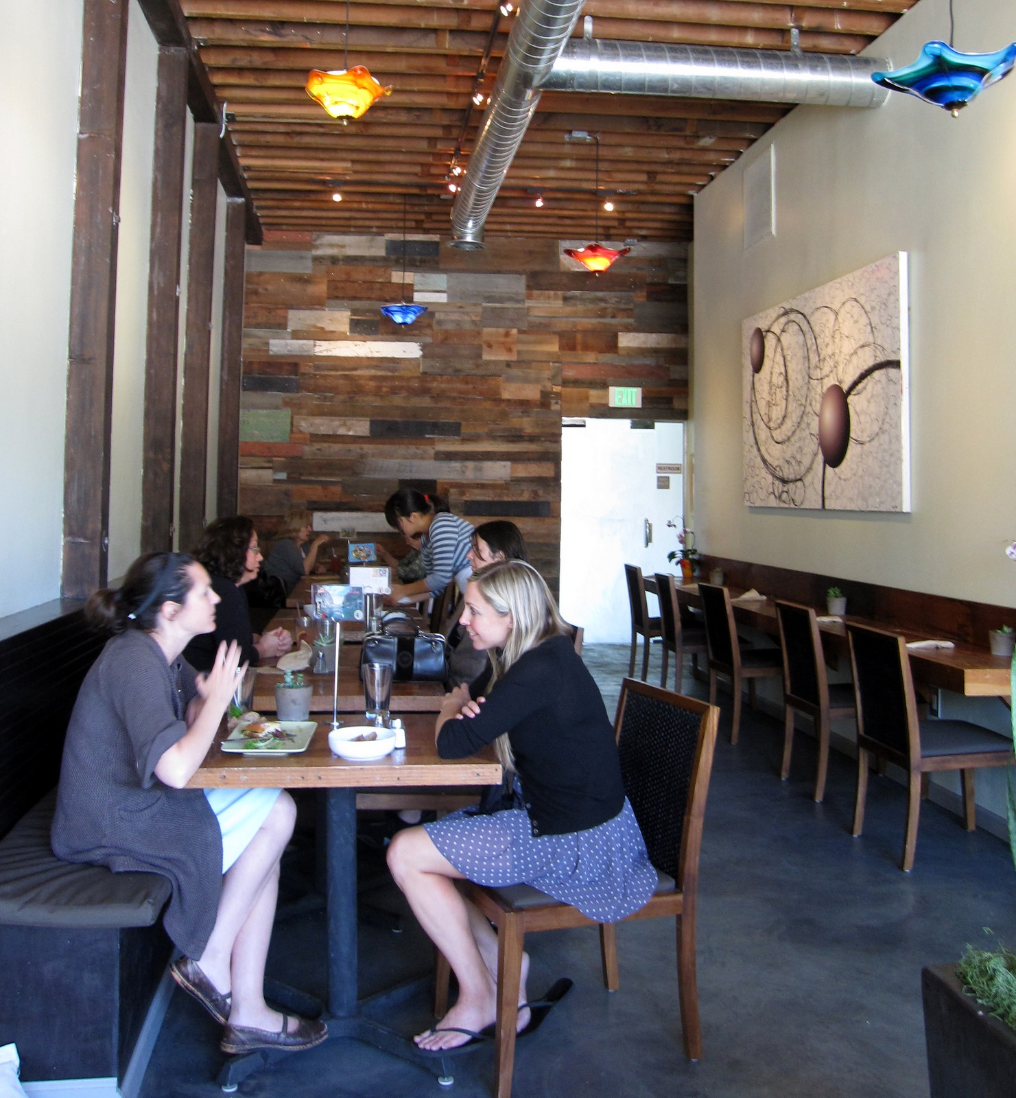Eating L.A.: Four Cafe: Eagle Rock's fresh green canteen
