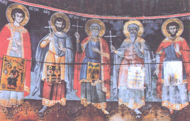 ORTHODOX CHRISTIANITY THEN AND NOW: Holy Martyrs Eustratios, Auxentios ...