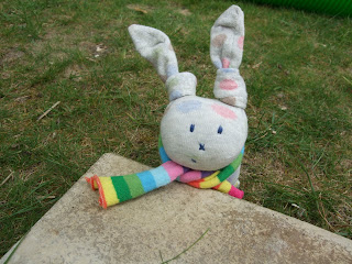 Anna Hull, Sock Bunny Maker to The World: Widget meets The Warren bunnies