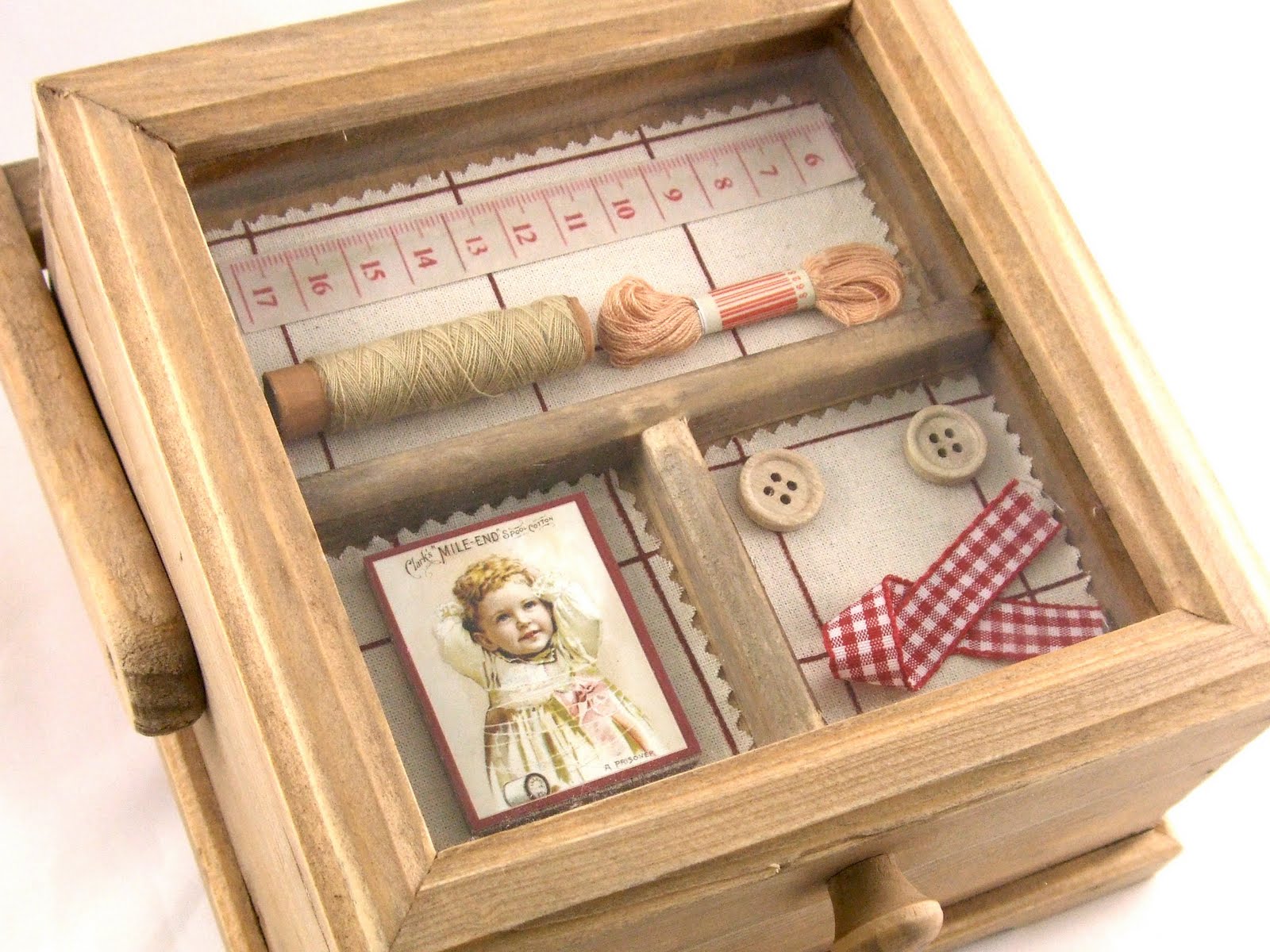 The Cloth Store: Pretty Sewing Storage Boxes Now In.