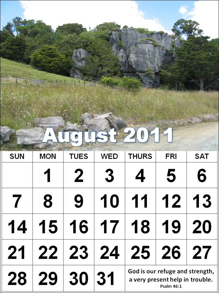 detlaphiltdic: Encouraging Bible verses Christian Calendars 2011 July ...