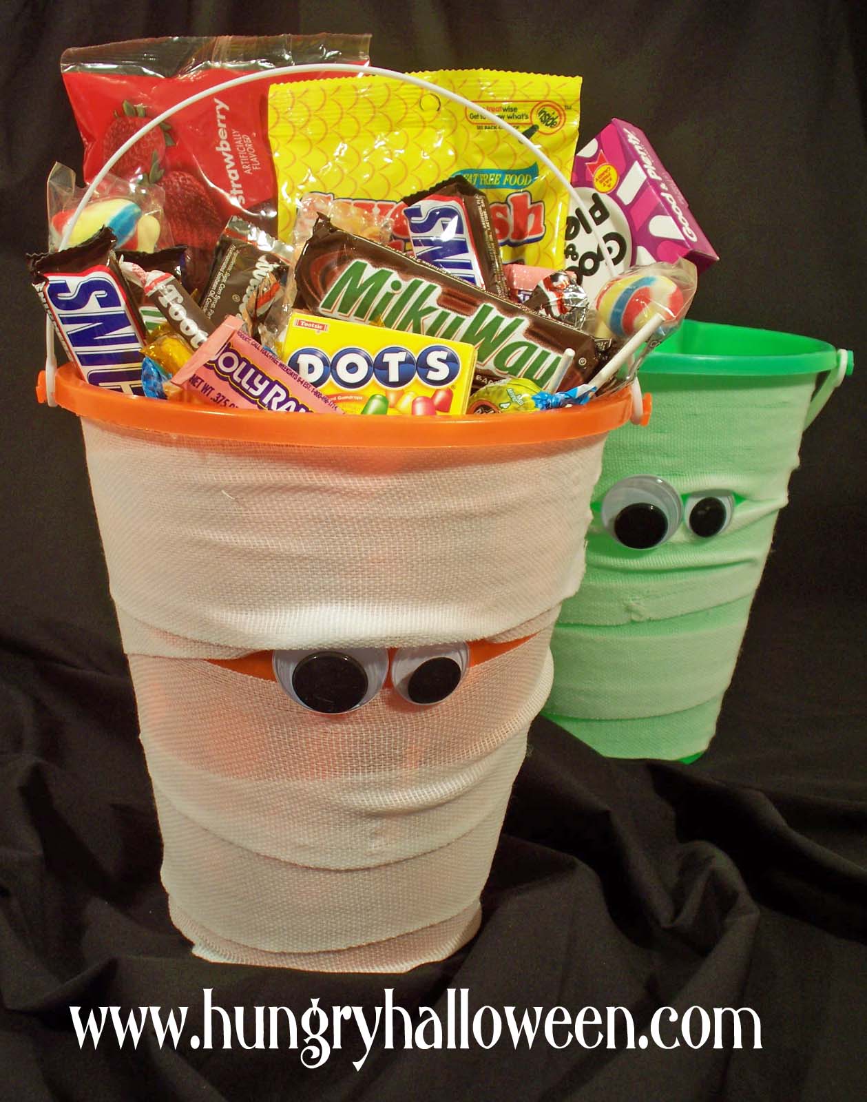 Halloween Craft - Mummy Bucket - Hungry Happenings
