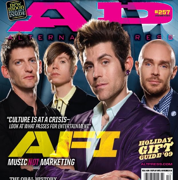 Alter The Press!: AFI to Appear on AP Magazine Cover