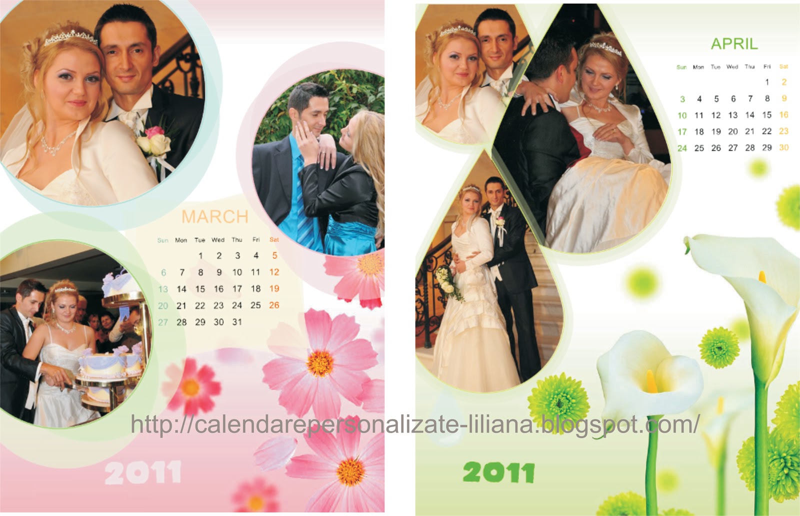Calendare Personalizate: Calendar de perete Format A3 – 12 pagini+coperta