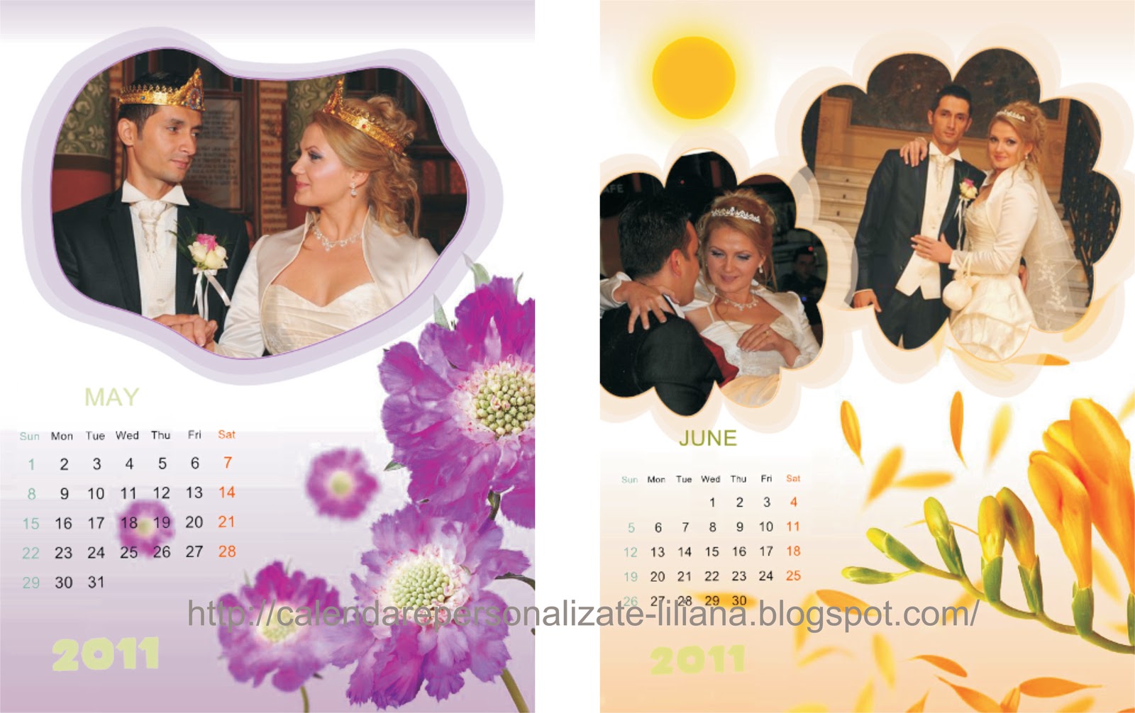 Calendare Personalizate: Calendar de perete Format A3 – 12 pagini+coperta