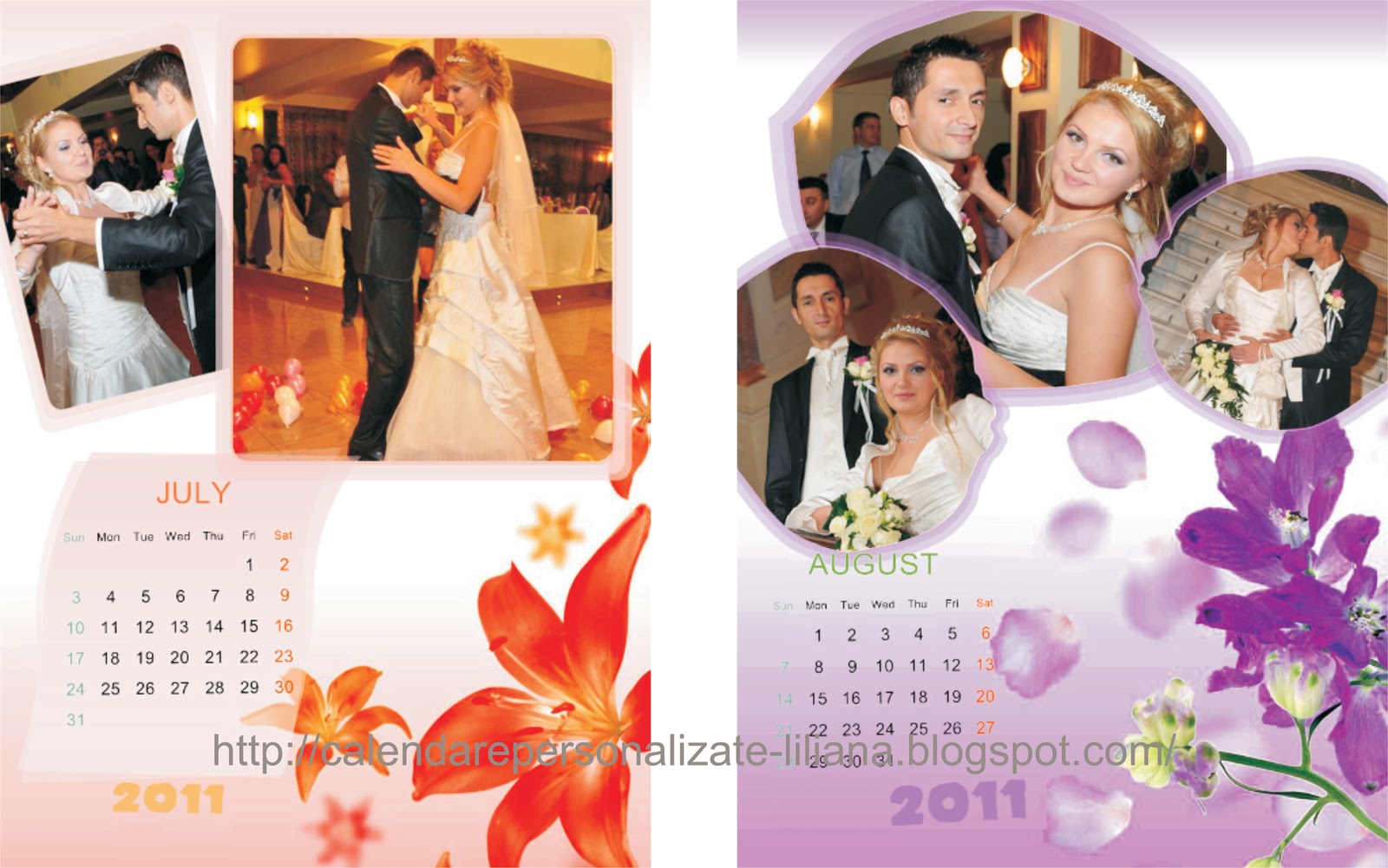 Calendare Personalizate: Calendar de perete Format A3 – 12 pagini+coperta