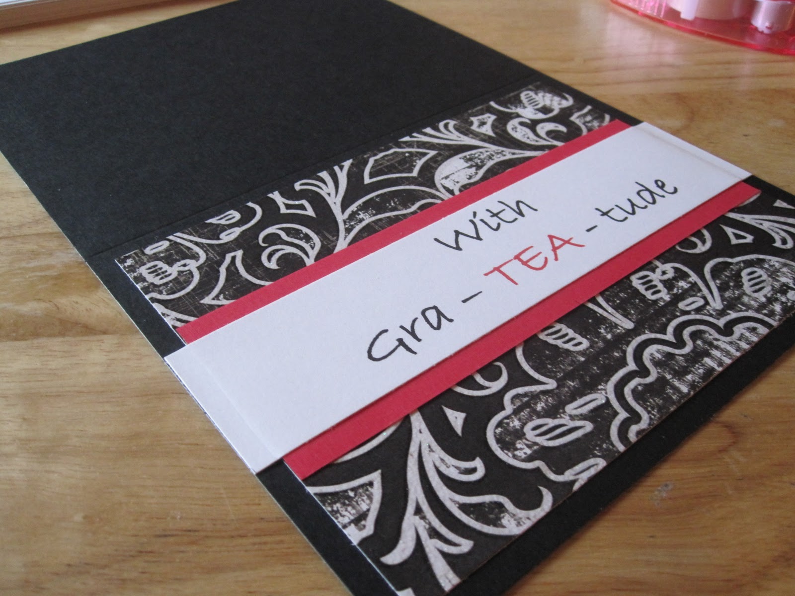 Bride Says DIY Before I DO: With Gra-TEA-tude Thank You Cards