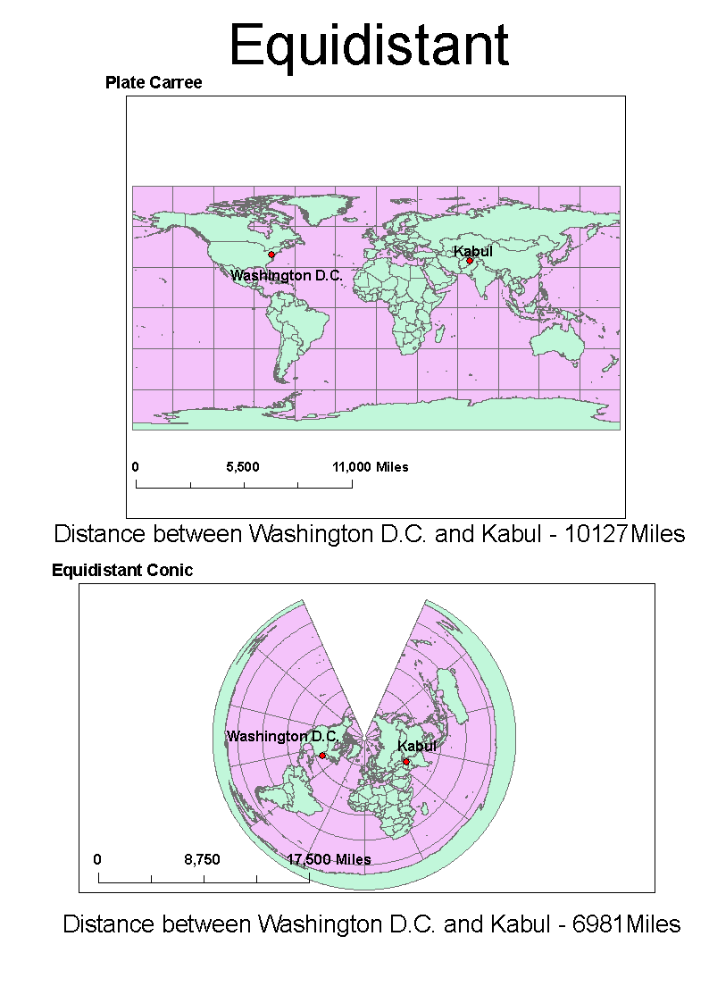 Geographic Information Systems: Lab 5 - Projections in ArcGIS