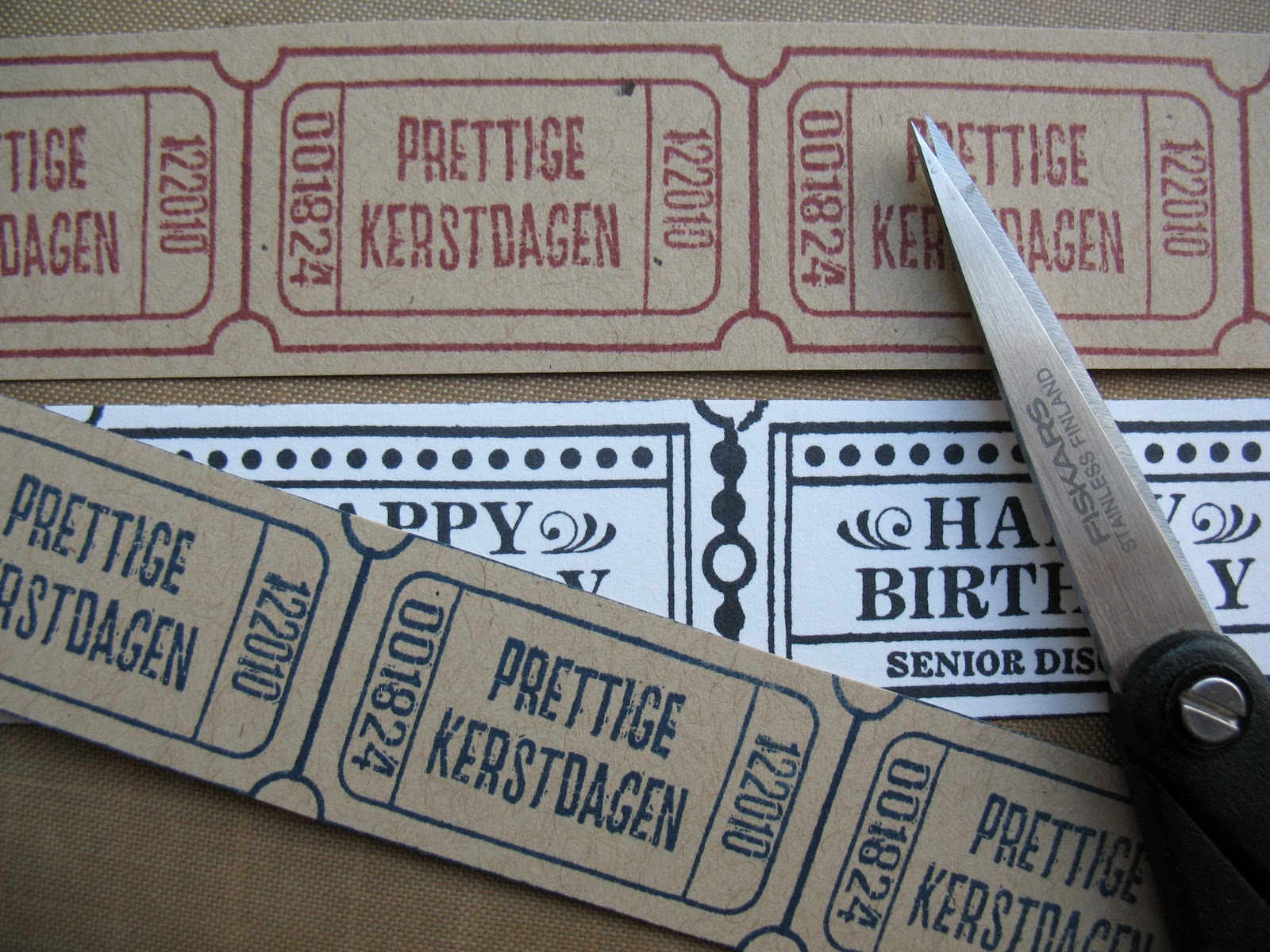 Anette's Scrapblog: Ticket festival