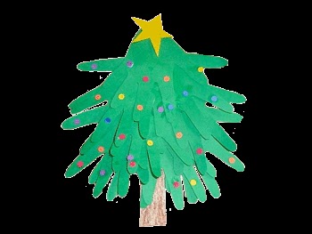 ornament day? | Handprint christmas tree, Handprint christmas ...