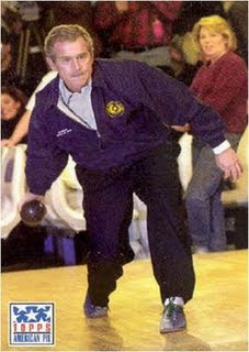Election Bits and $nipets: George W. Bush Bowling from Dallas on ...