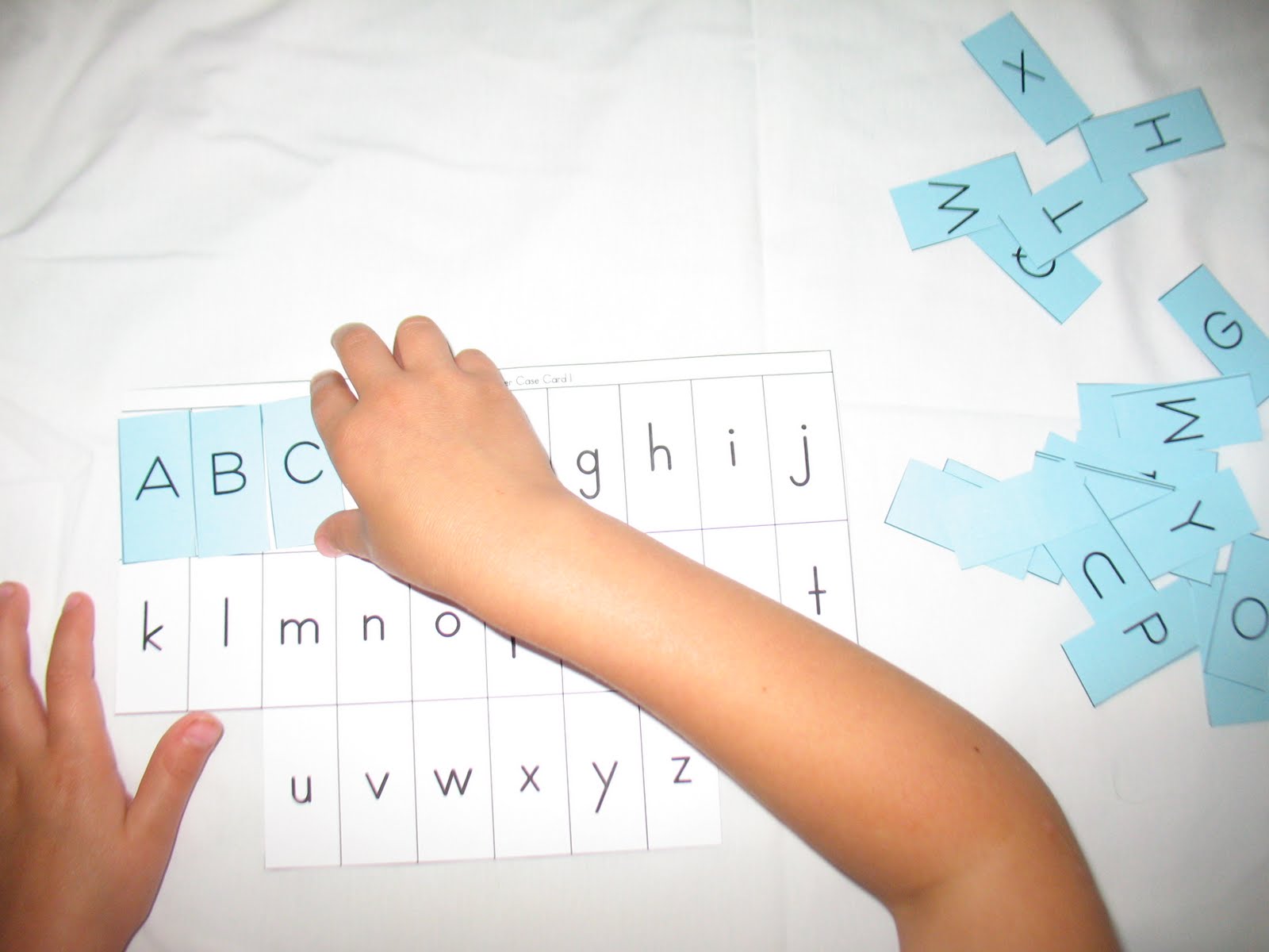 Montessori For Learning: Lower Case - Upper Case Alphabet Match
