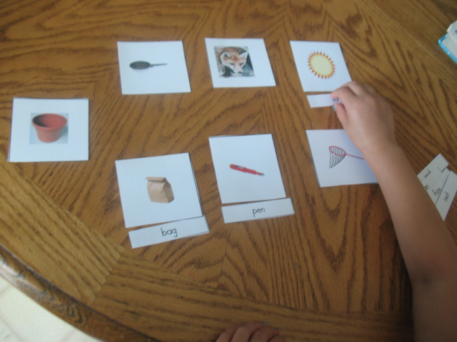 Montessori For Learning: Pink Level Picture Labeling (Two-Three Letter ...