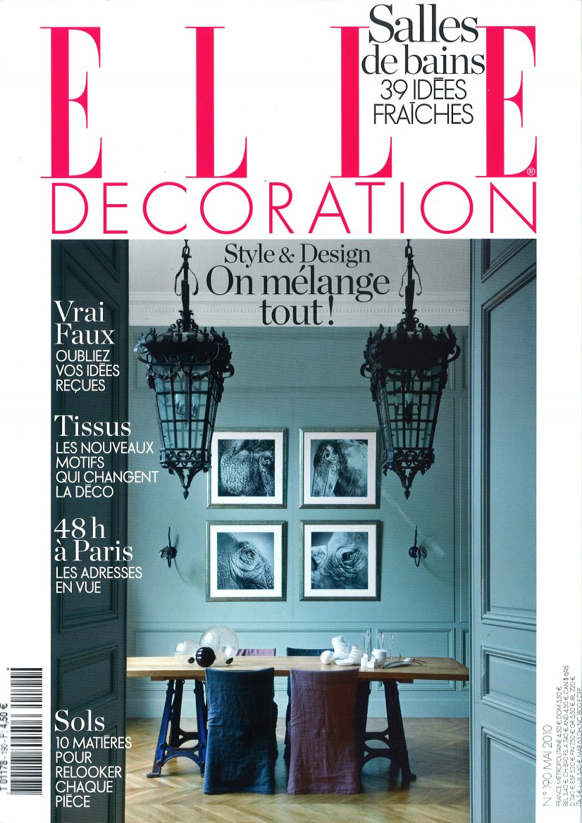 Jean Dange: ELLE DECORATION MAY 2010 - MAI 2010