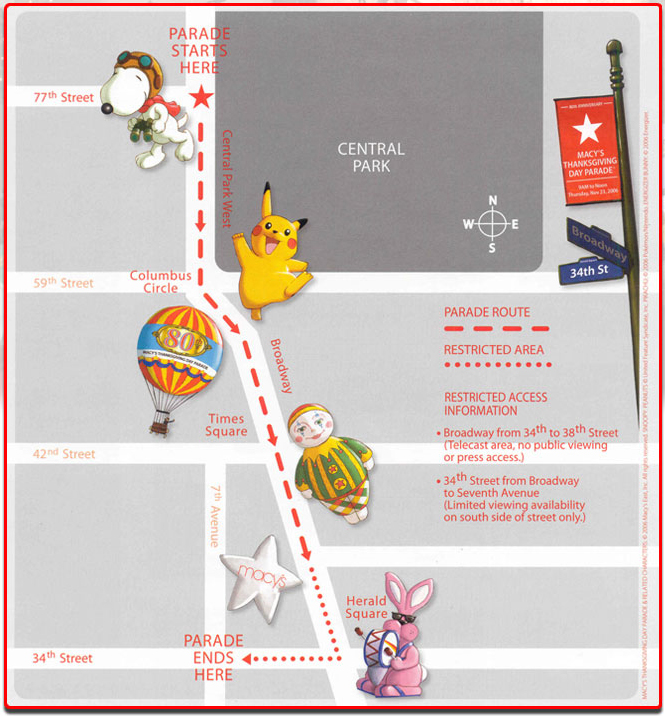 MACY'S DAY PARADE-THE MOST FAMOUS THANKSGIVING DAY PARADE!!