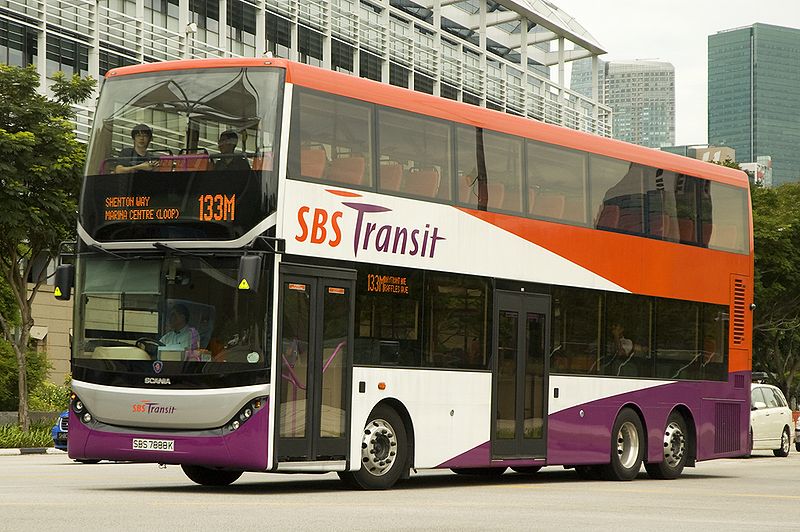 SBS transit and SMRT(MRT SYSTEM STARTED>>>7 NOVEMBER 1987): SCANIA K310UD(SBS 7888K)