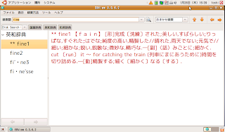 NetWalker覚書～へなちょこおたくメモ～: EBViewと光の辞典