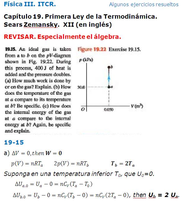 Física 1011 Tutor Virtual Primera Ley De La Termodinámica