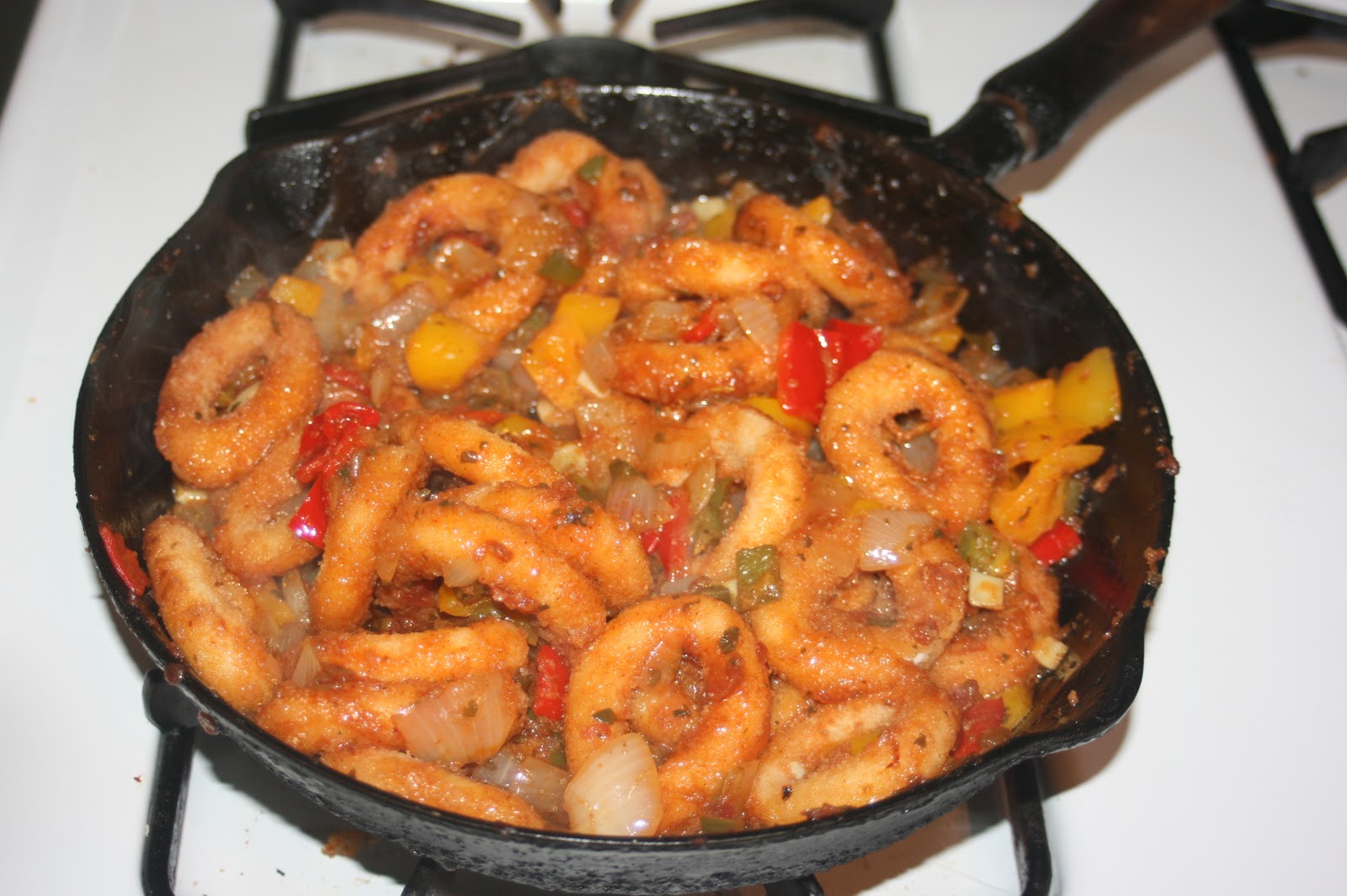 Whatcha Eatin'?: Sizzling Calamari Al Diavolo