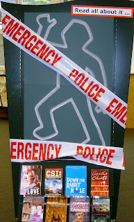 Library Displays: Crime Scene