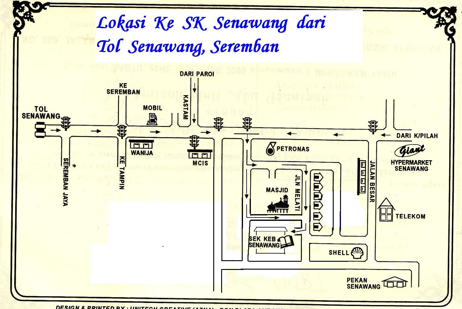 Blog SK Senawang: Lokasi ke SK Senawang