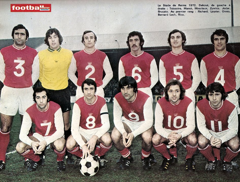 Stade De Reims 1971 72 ~ The Vintage Football Club馃 Descubra Emo莽玫es