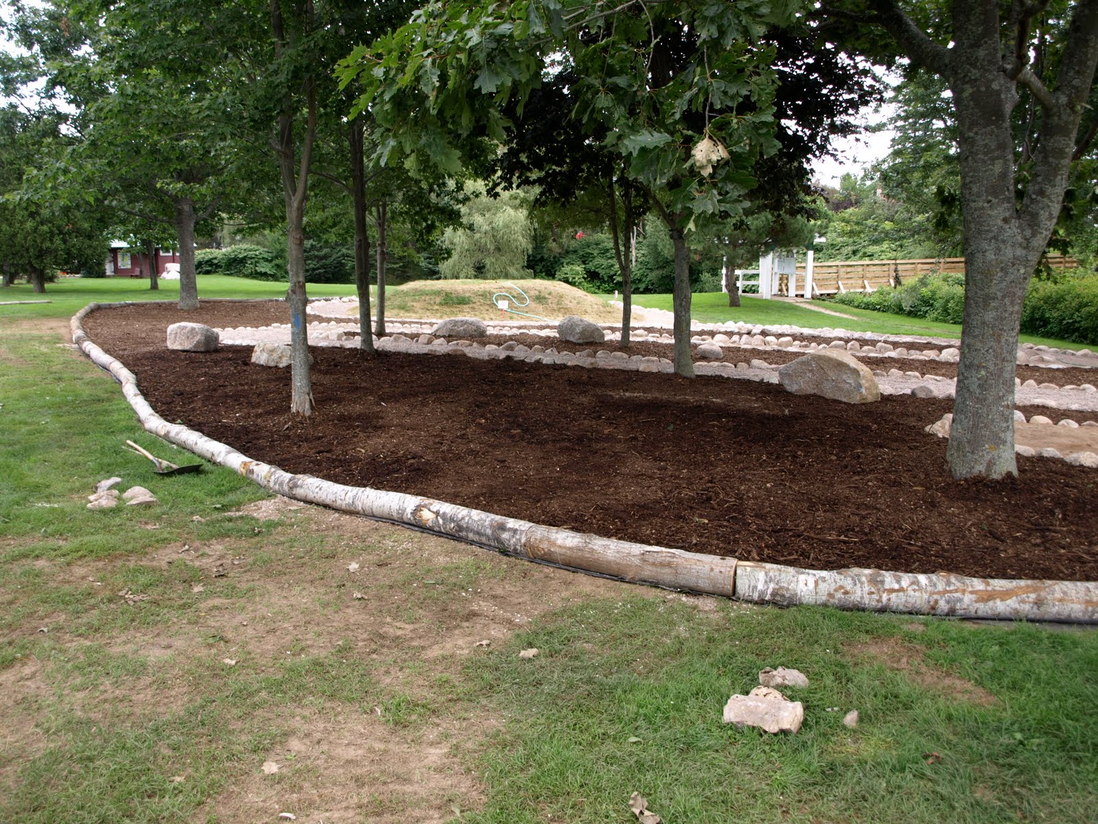 Into the Sleeping Forest...: Natural Playground, Part Three - Construction!