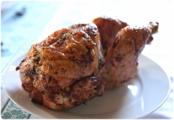 Elvira's Bistrot: Frango assado com salada à francesa