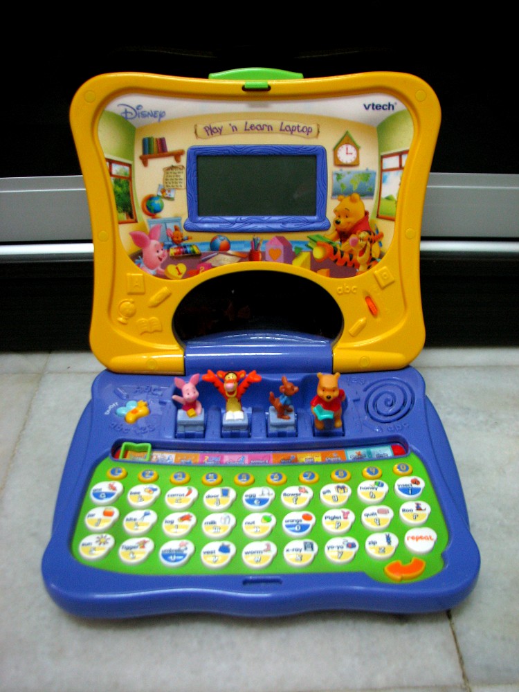 Kiddy Parlour Sold Gallery: Vtech Winnie The Pooh Play 'n Learn Laptop