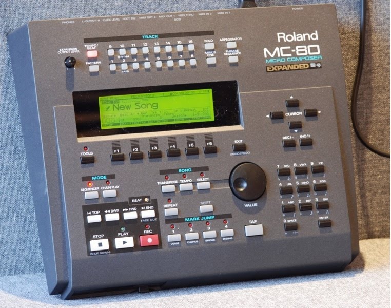 MATRIXSYNTH: Fully Expandend Roland MC80EX Sequencer SN ZM32490