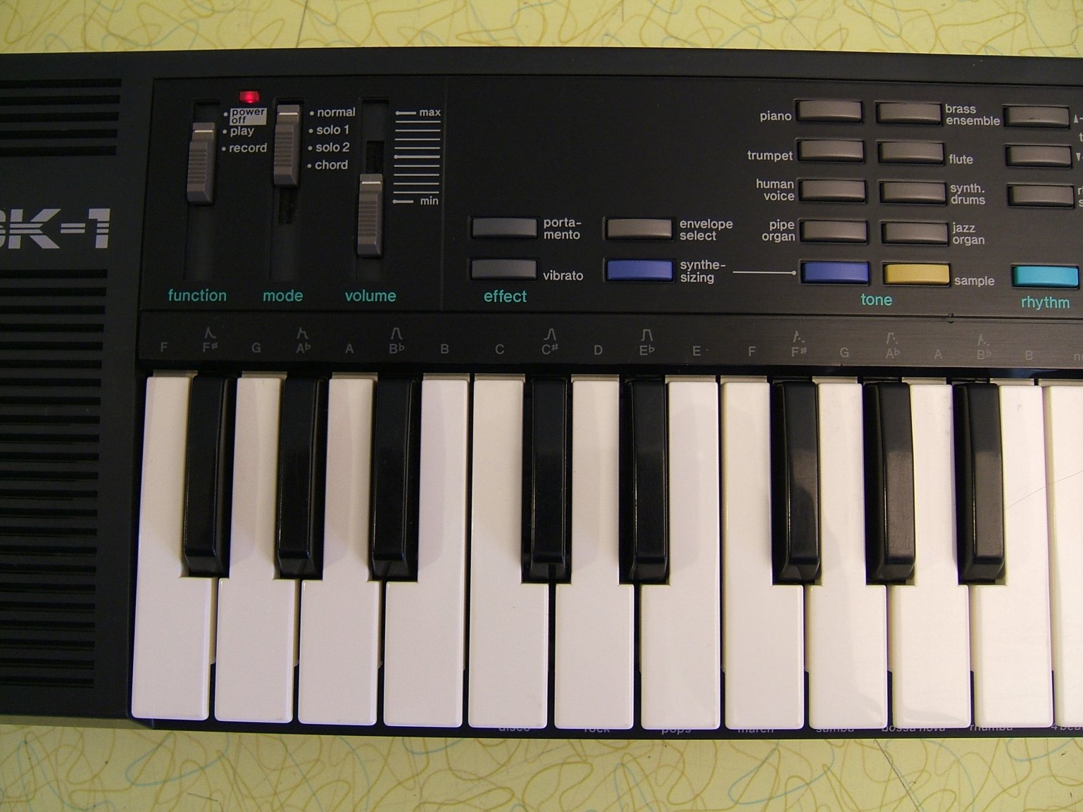 MATRIXSYNTH: CASIO SK-1 SAMPLING KEYBOARD