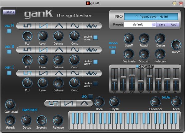 MATRIXSYNTH: ganK - Free VST and Stand Alone Synth