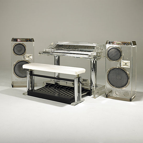 MATRIXSYNTH: Phantasmagoric Lucite Organ and Speakers by Wersi