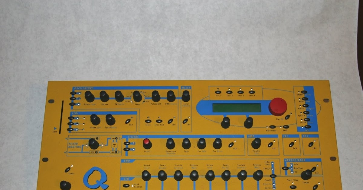 MATRIXSYNTH-B: Waldorf Q Synthesizer - Rack Mount