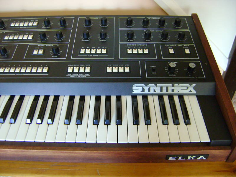 MATRIXSYNTH: UK Synth Museum Elka Synthex with Factory MIDI for Sale