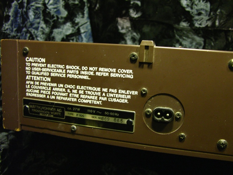 MATRIXSYNTH: Hohner P100 Electronic Organ with Rhythm Section