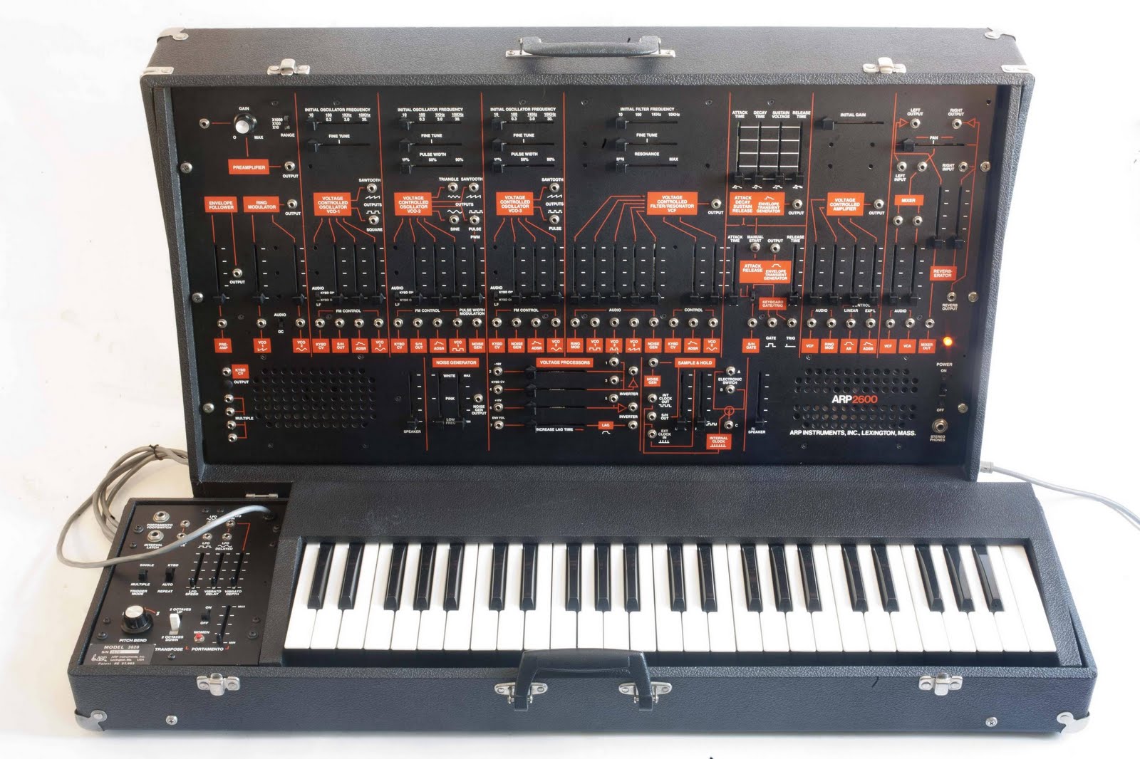 MATRIXSYNTH: ARP 2600 2601 v1.0 with 3620 keyboard