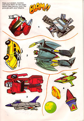 Challenge of the Gobots/Machine Robo: Gobots sticker book