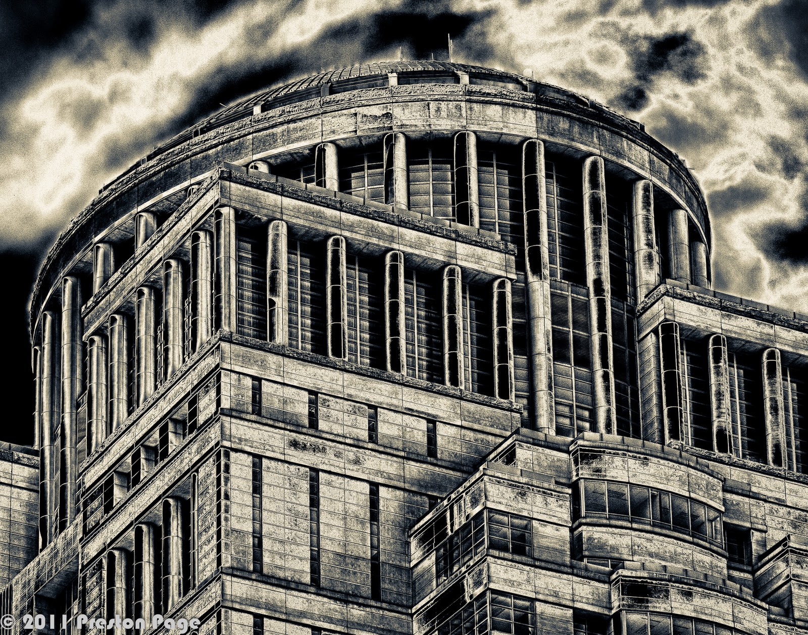 Scenes of St. Louis: Thomas F. Eagleton Courthouse - HDR Variations