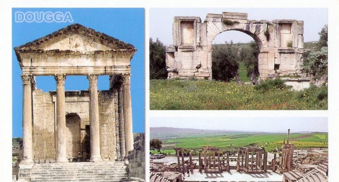 My UNESCO World Heritage Postcards: Tunisia - Dougga / Thugga