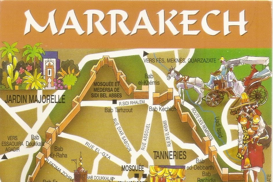 My UNESCO World Heritage Postcards: Morocco - Medina of Marrakesh