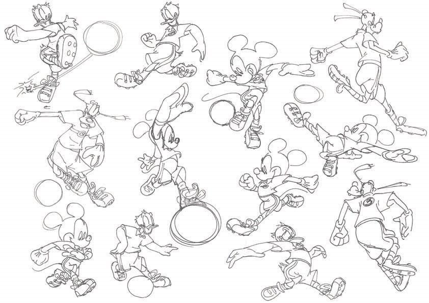 Disney character art archive