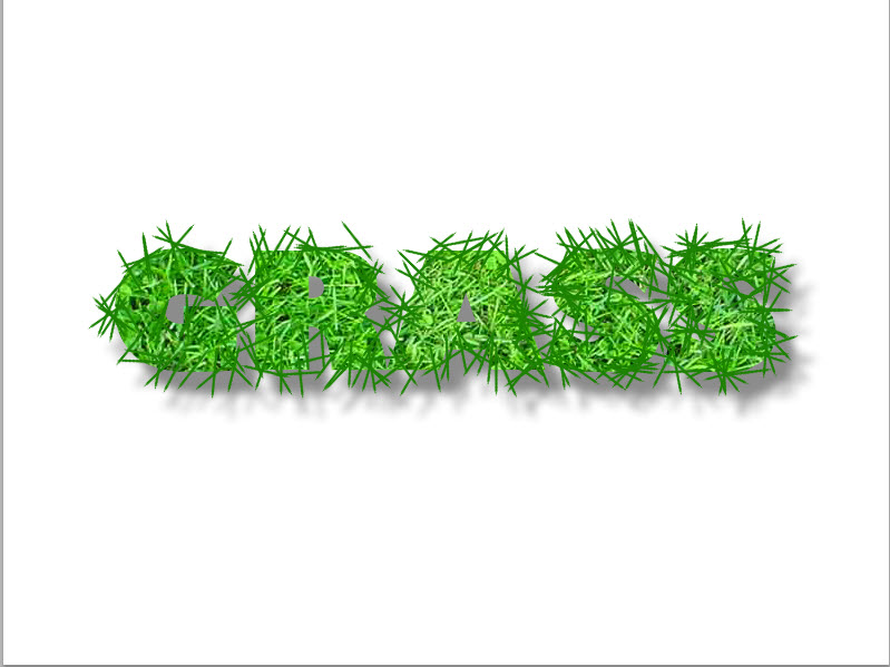 Text -- Grass Text ~ Photoshop Tutorials 2013