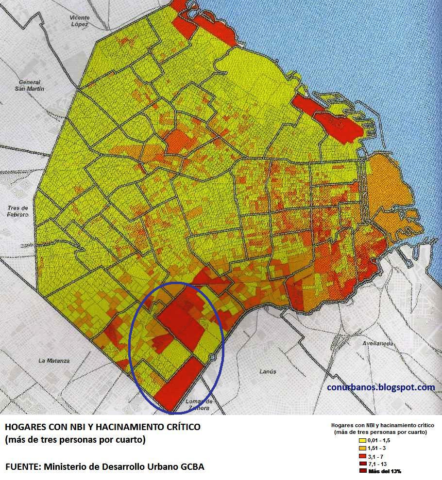 Hacinamiento Crítico en la Comuna 8 (Soldati-Lugano)